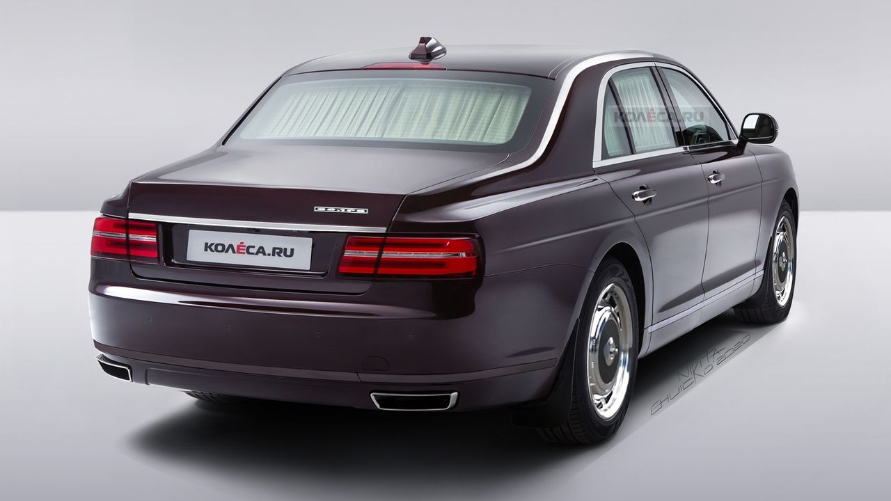 Первые изображения новой «Волги» на базе Aurus показали в Сети — Автоновости дня