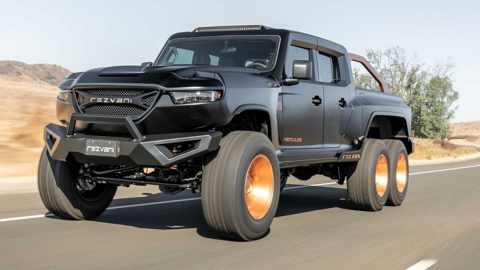 Rezvani представил 1300-сильный пикап Hercules 6x6 — Автоновости дня